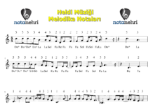 Mastika Melodika Notaları - Nota Nehri