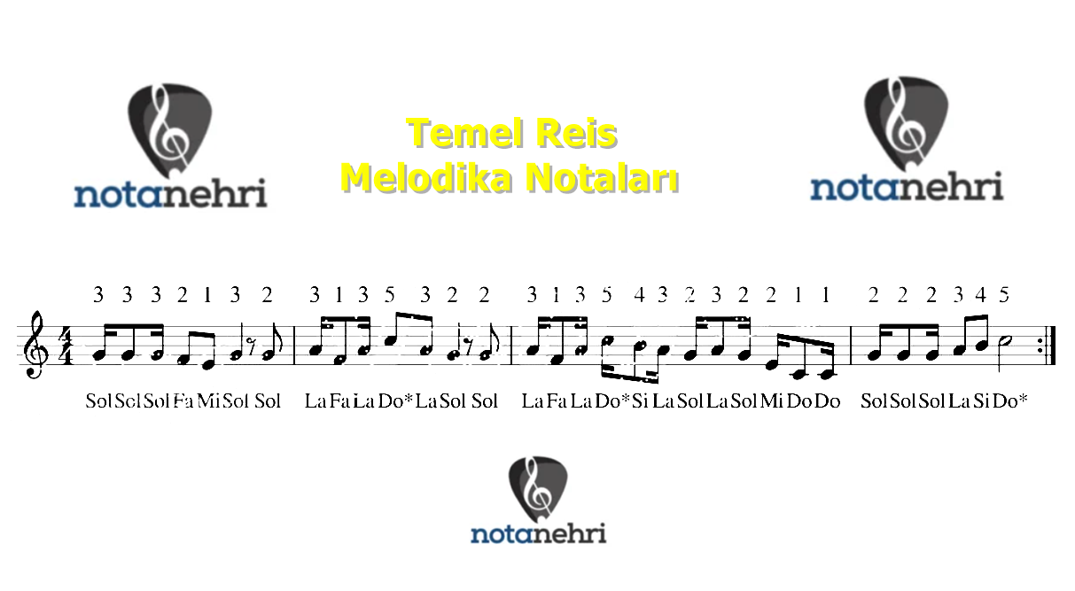 Temel Reis Melodika Notaları - Nota Nehri