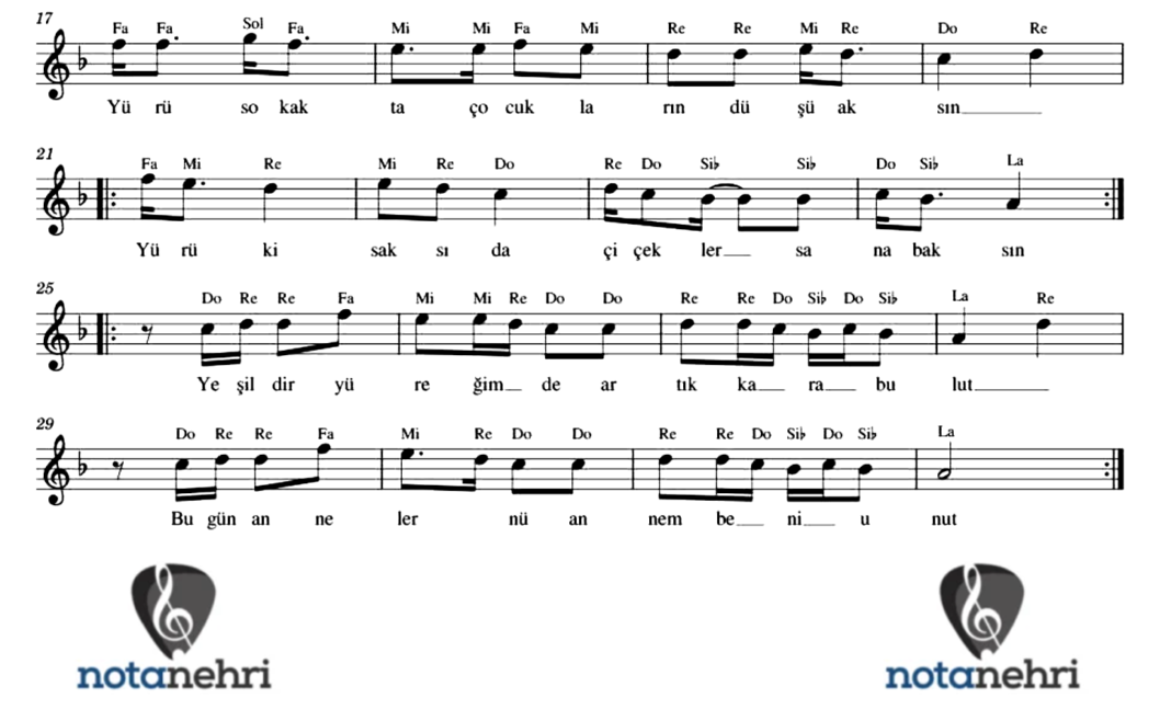 Edip Akbayram – Anneler Günü Keman, Melodika, Flüt, Org Notası - Nota Nehri