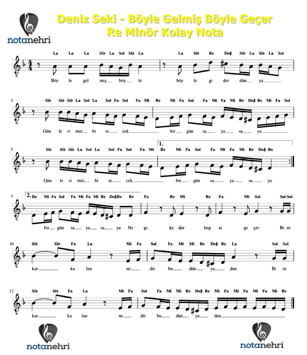 Deniz Seki – Böyle Gelmiş Böyle Geçer Melodika, Keman, Flüt, Org ...