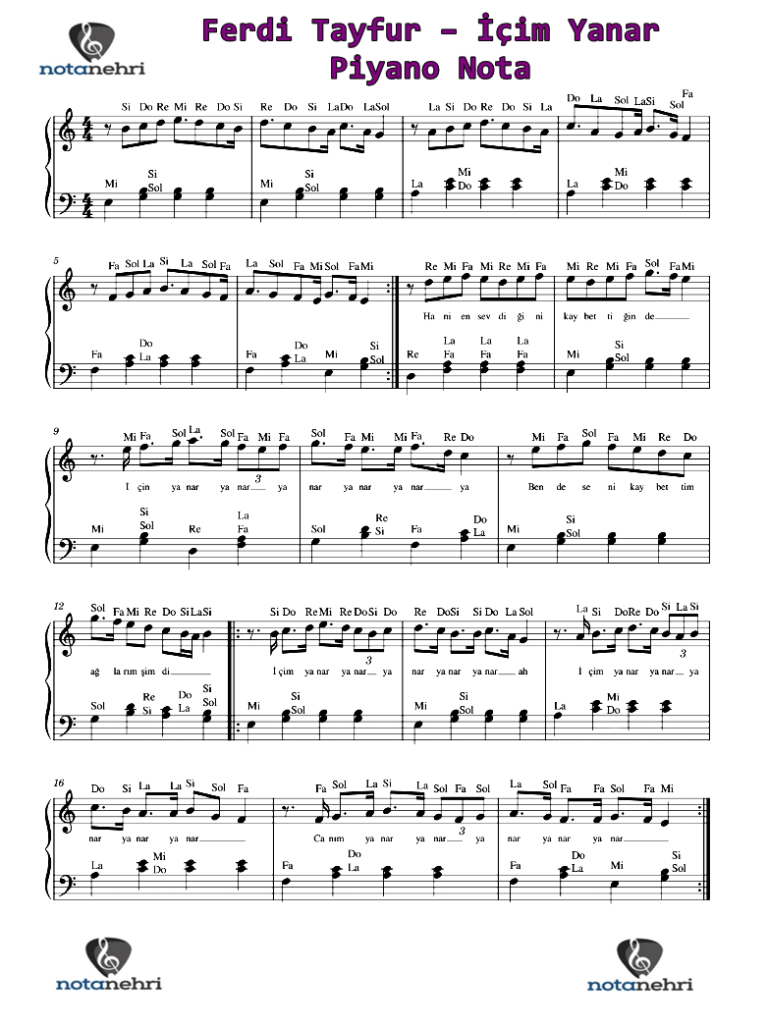 Ferdi Tayfur – İçim Yanar Keman, Melodika, Flüt, Org, Ud, Bağlama ...